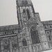 Durham Cathedral - Hand Drawn Print Ink Art - Etsy