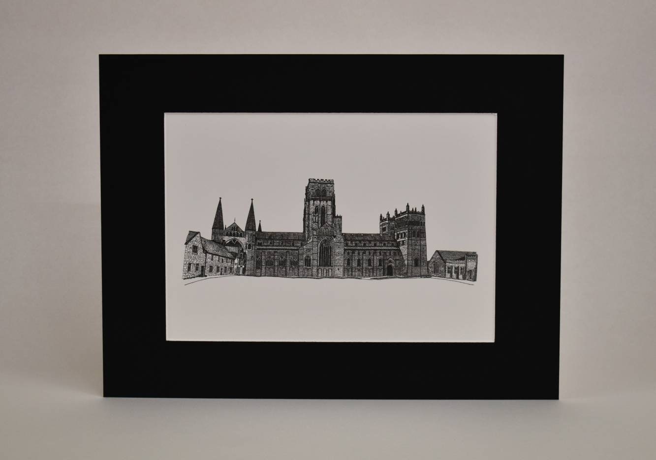 Durham Cathedral - Hand Drawn Print Ink Art - Etsy