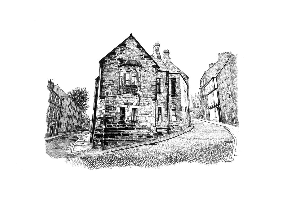 Durham City Print - the Bailey and Owengate - Etsy