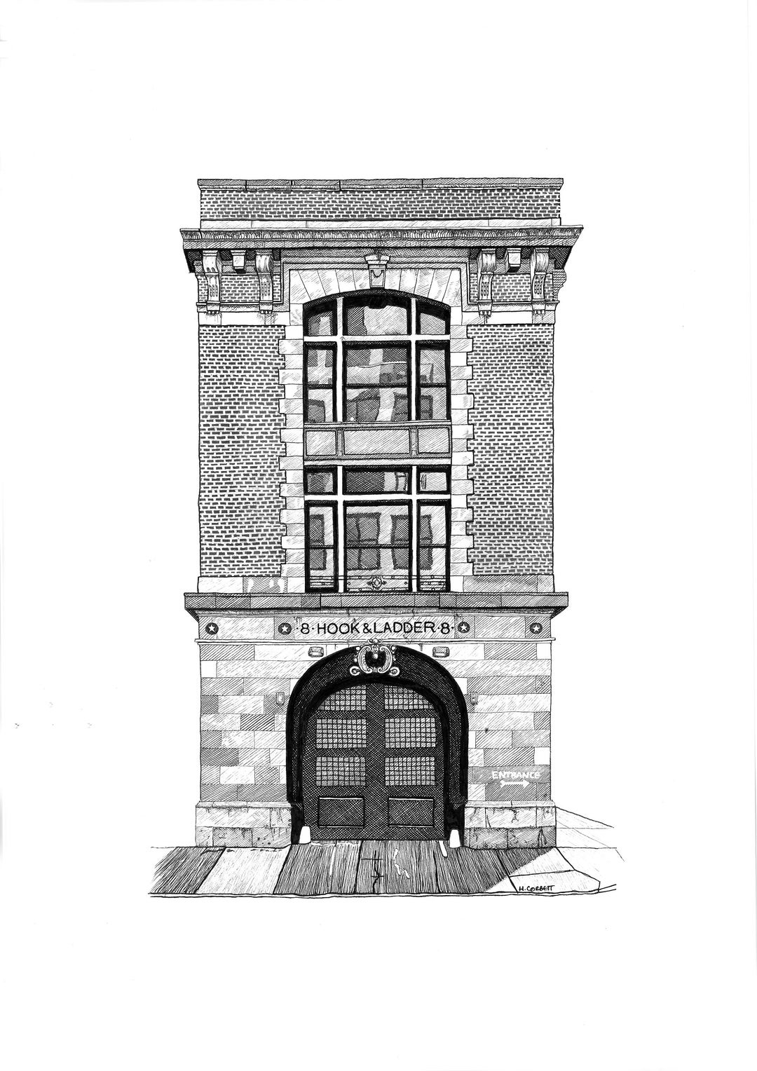 Ghostbusters Firehouse Print - Etsy