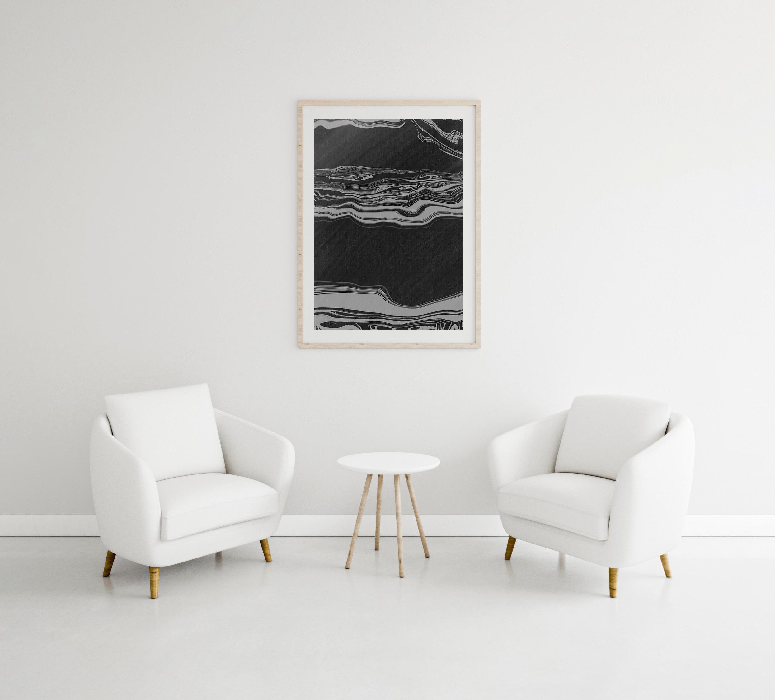 Set of 2 Abstract Art Print, Digital Art Print, Minimalist Art, Wall ...