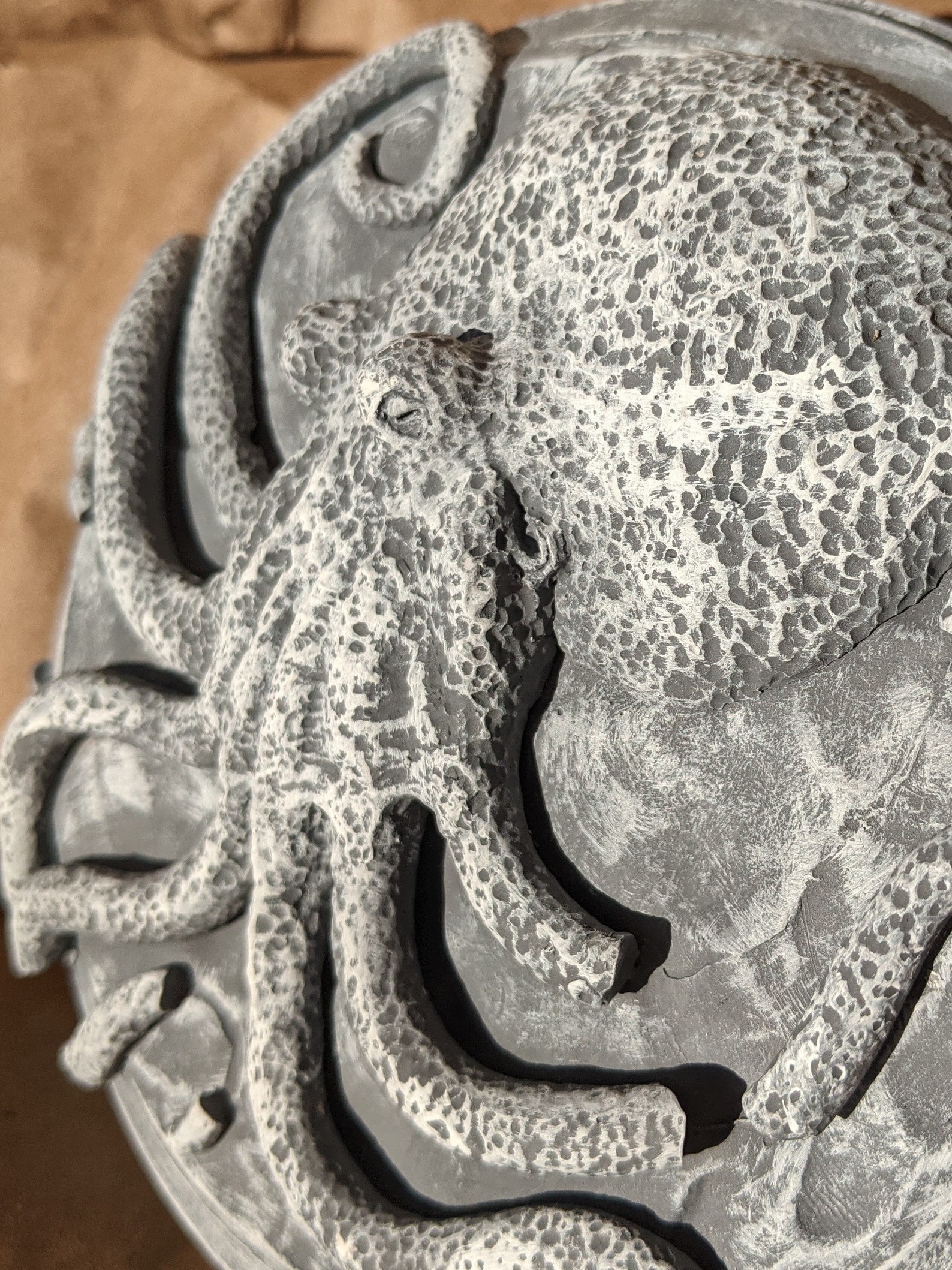 Stone Octopus Plaque Gifts for Witches, Wizards, Druids, and Fae - Etsy