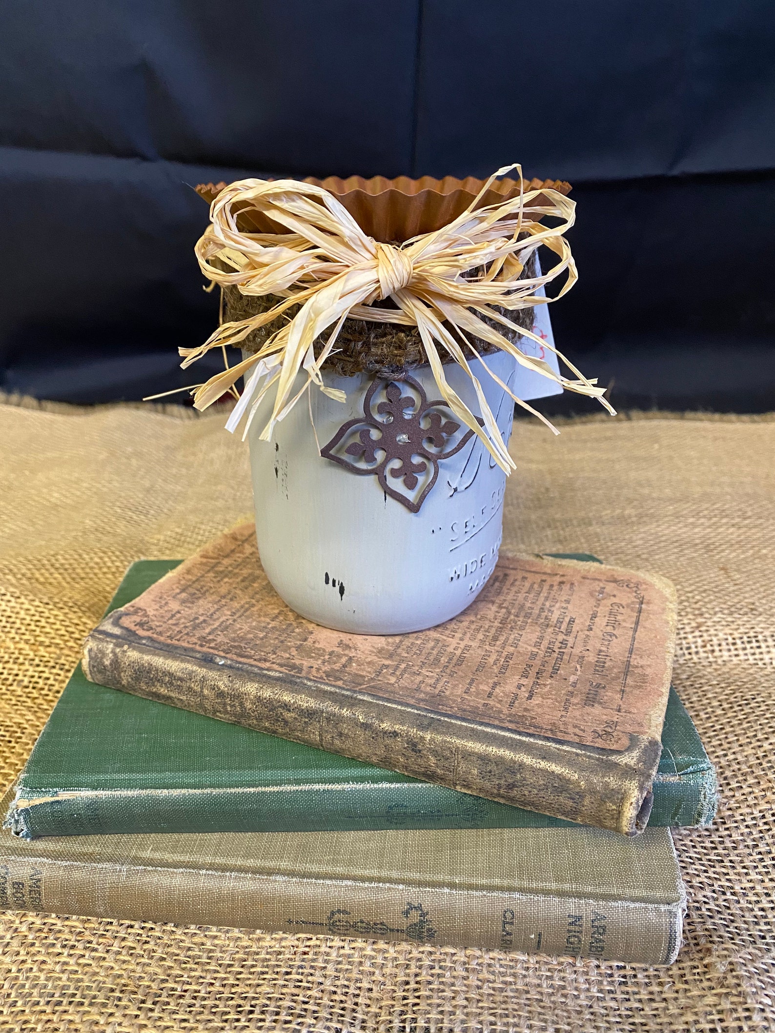 Decorative Country Jar - Etsy