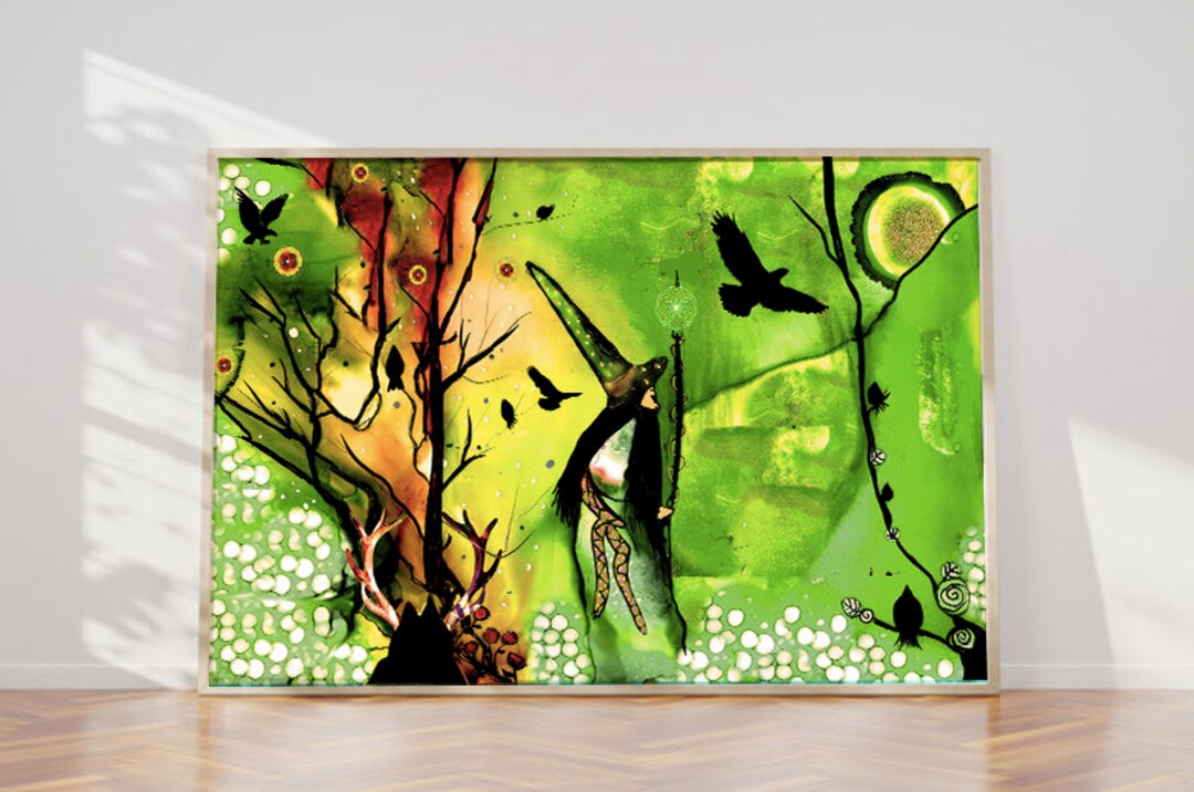 The Hermit Art Print Archetype Art Intuitive Art Original - Etsy