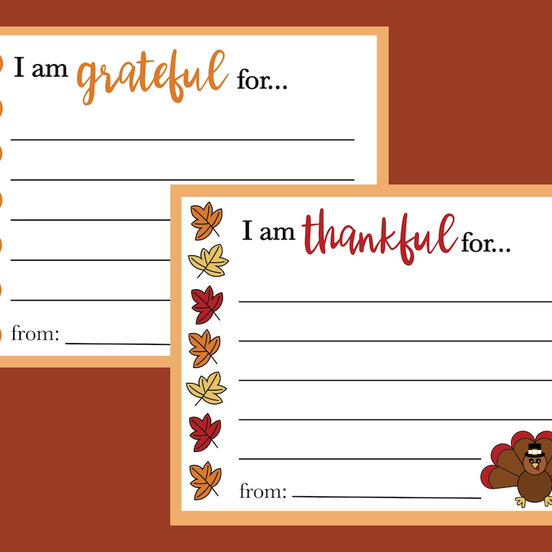 Grateful Card - Etsy