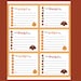 Thanksgiving Card Printable, Grateful For, Thankful For, Writing Prompt ...