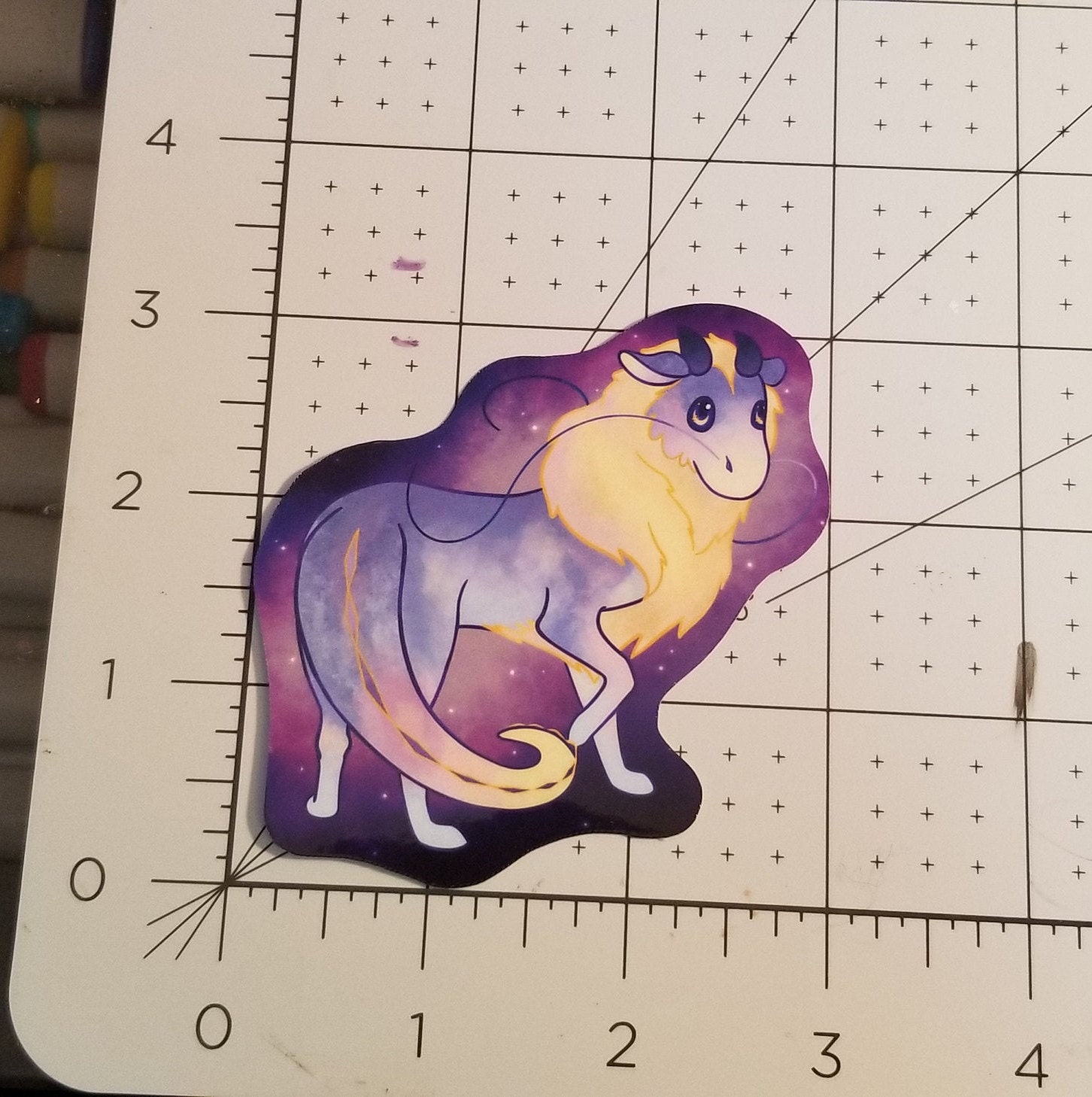 Galaxy Dragon Sticker / Chinese Dragon / Dragon Lovers Gift / Space ...