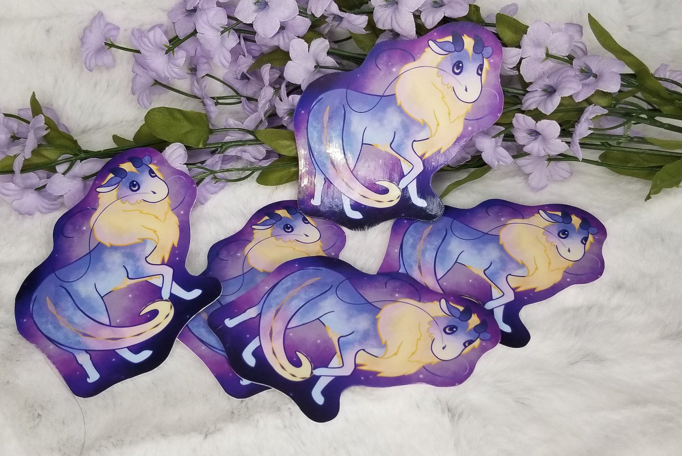 Galaxy Dragon Sticker / Chinese Dragon / Dragon Lovers Gift / Space ...