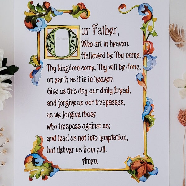 Our Father Prayer - Etsy