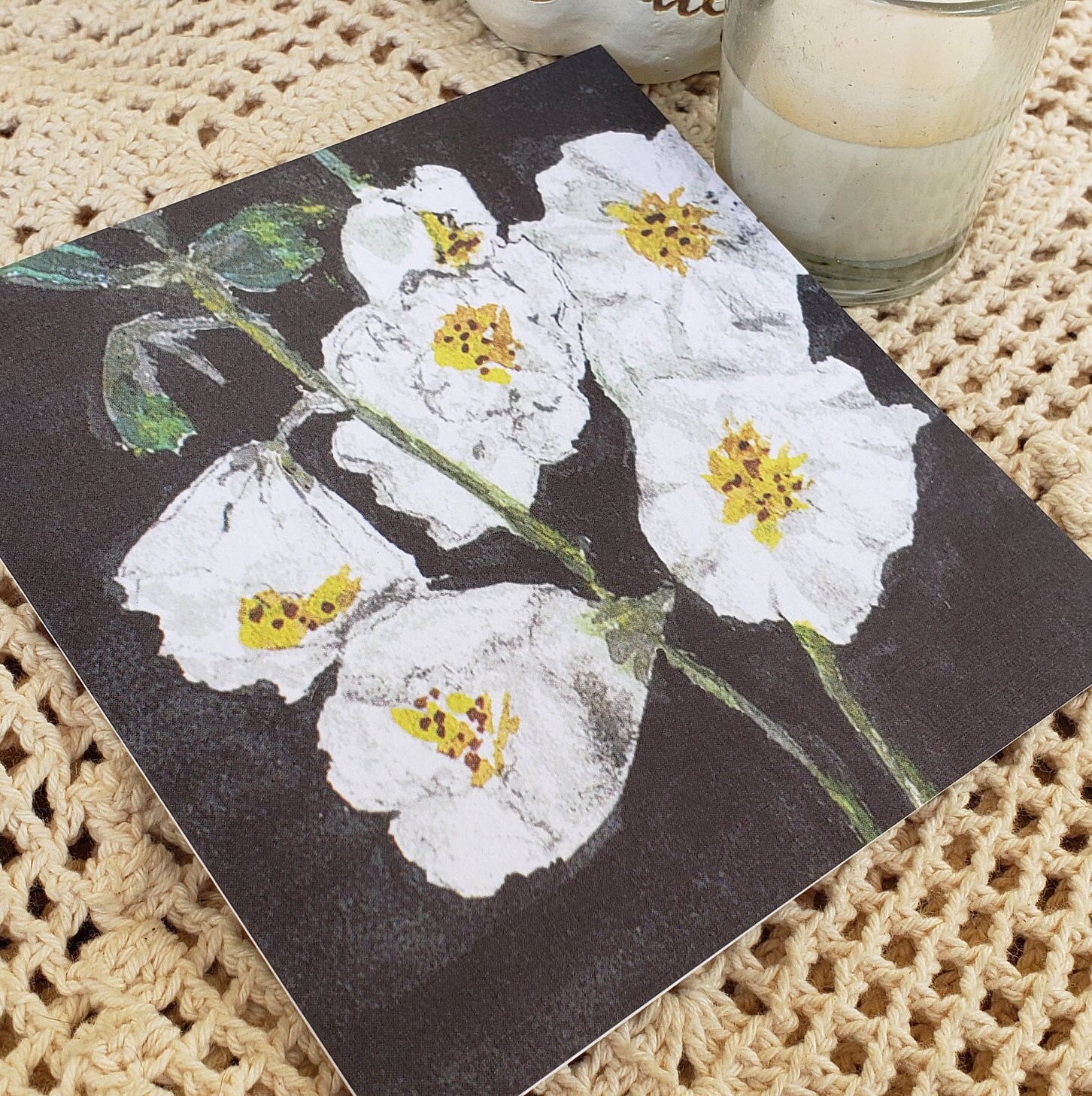Beautiful, Original Art Delphinium Greeting Card From Joni Silva's ...