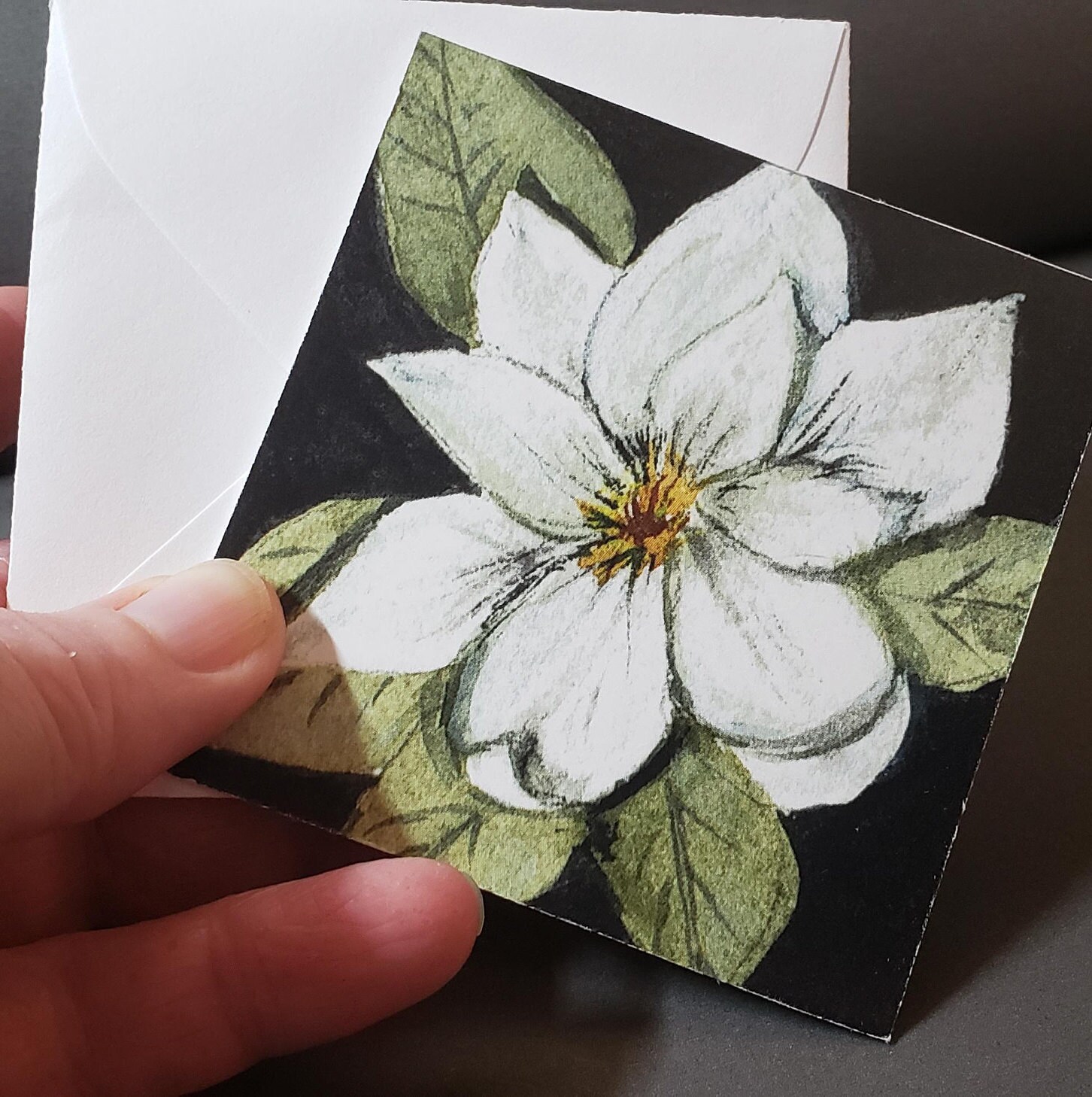 Beautiful, Original Art 3” Square Gift Cards From Joni Silva's White ...