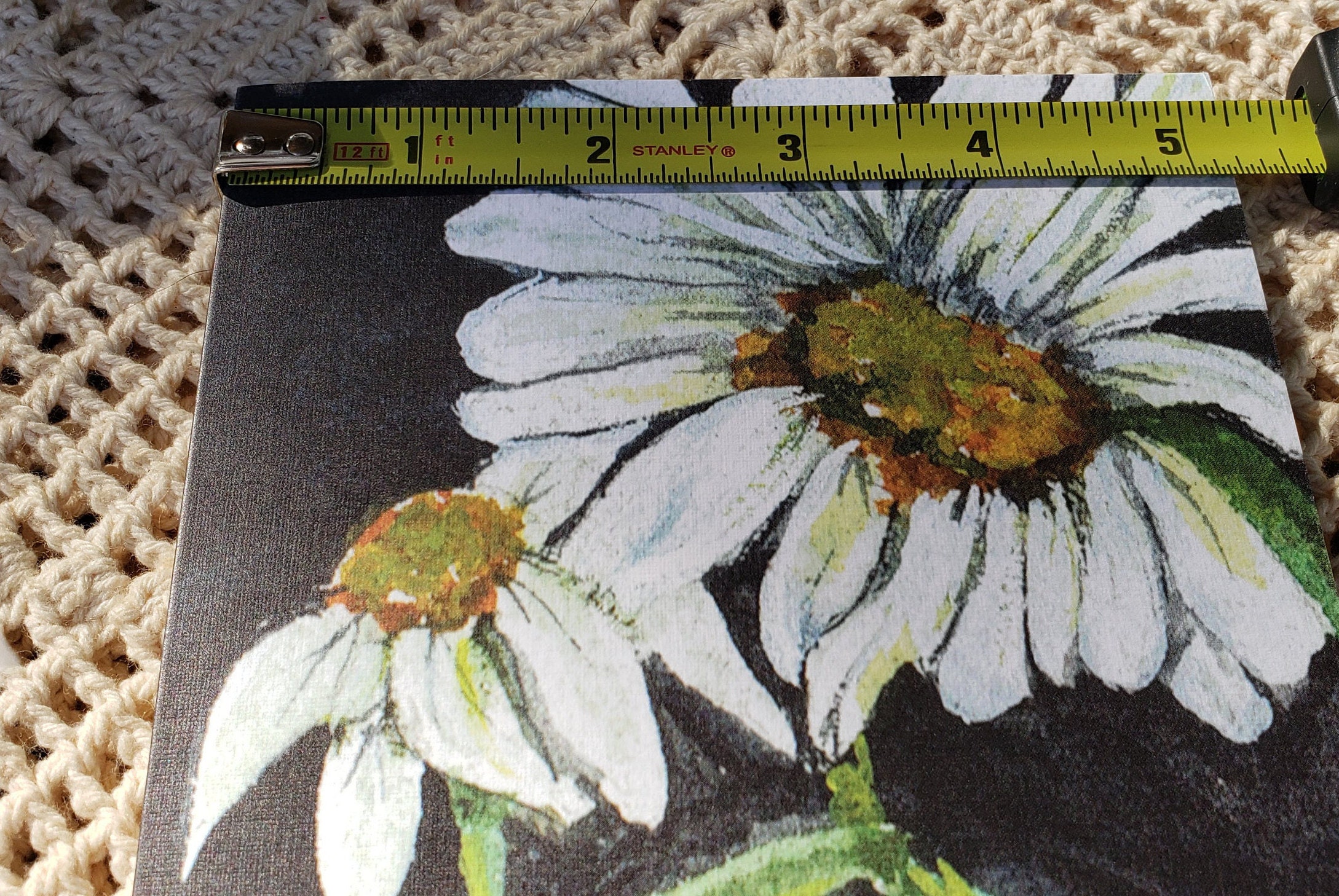 Beautiful, Original Art White Daisy Greeting Card From Joni Silva's ...