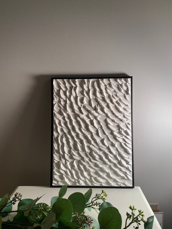 Waves White Texture Painting whitecaps Wall - Etsy