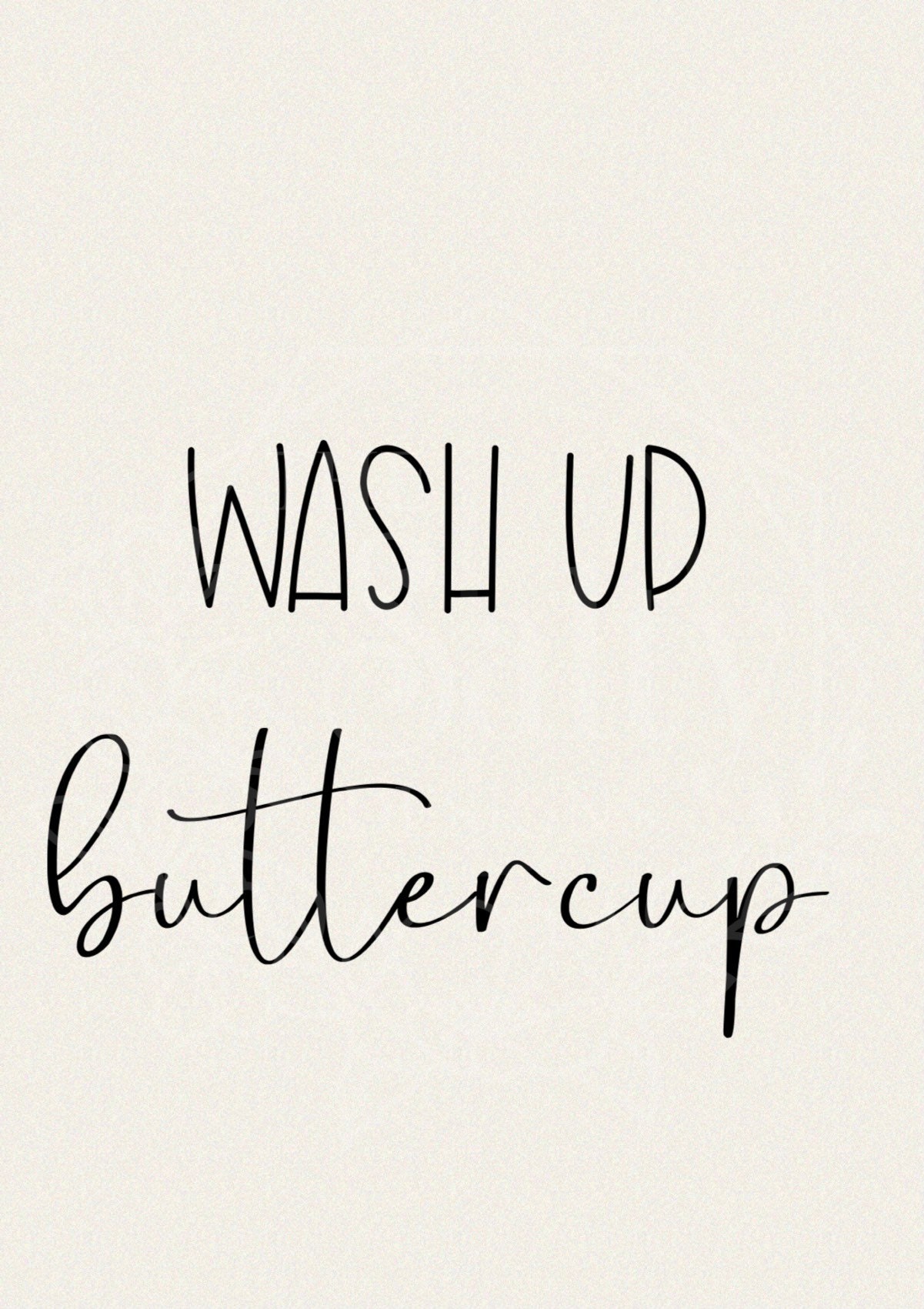 Svg Download | Wash up Buttercup Svg | Bathroom Sign Svg| Bathroom Svg ...