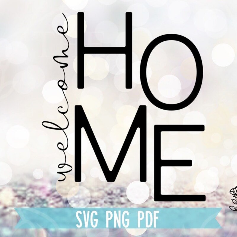 Welcome Home Svg - Etsy