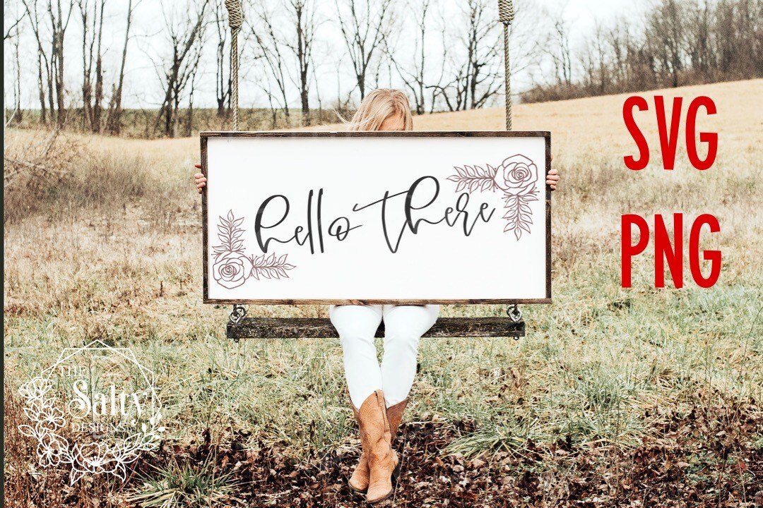 Svg Download | Hello There Svg | Hello There | Floral Hello Svg ...