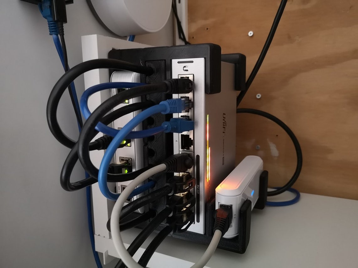 3D printed Ubiquiti Unifi rack for USG US-860W Cloudkey 1 | Etsy