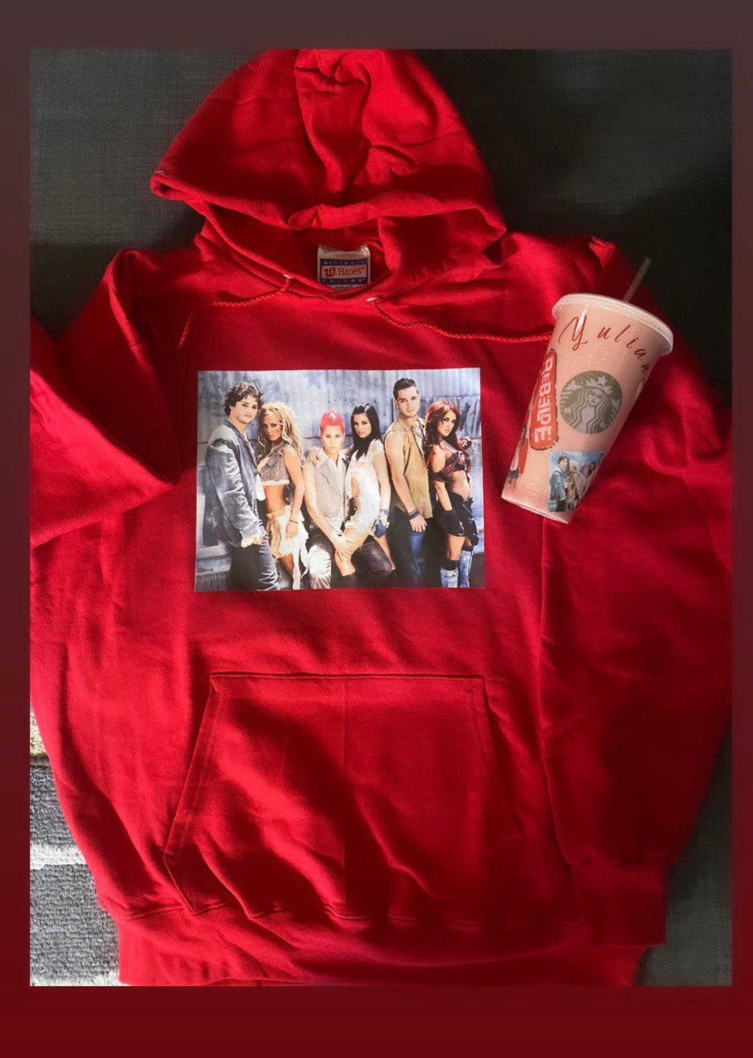 RBD Rebelde Sweater, Rebelde Hoodie, Red Sweater, Rebelde Black Hoodie ...