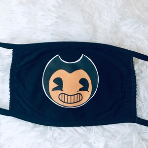Bendy and the Ink Machine Face Mask Bendy Face Covering | Etsy