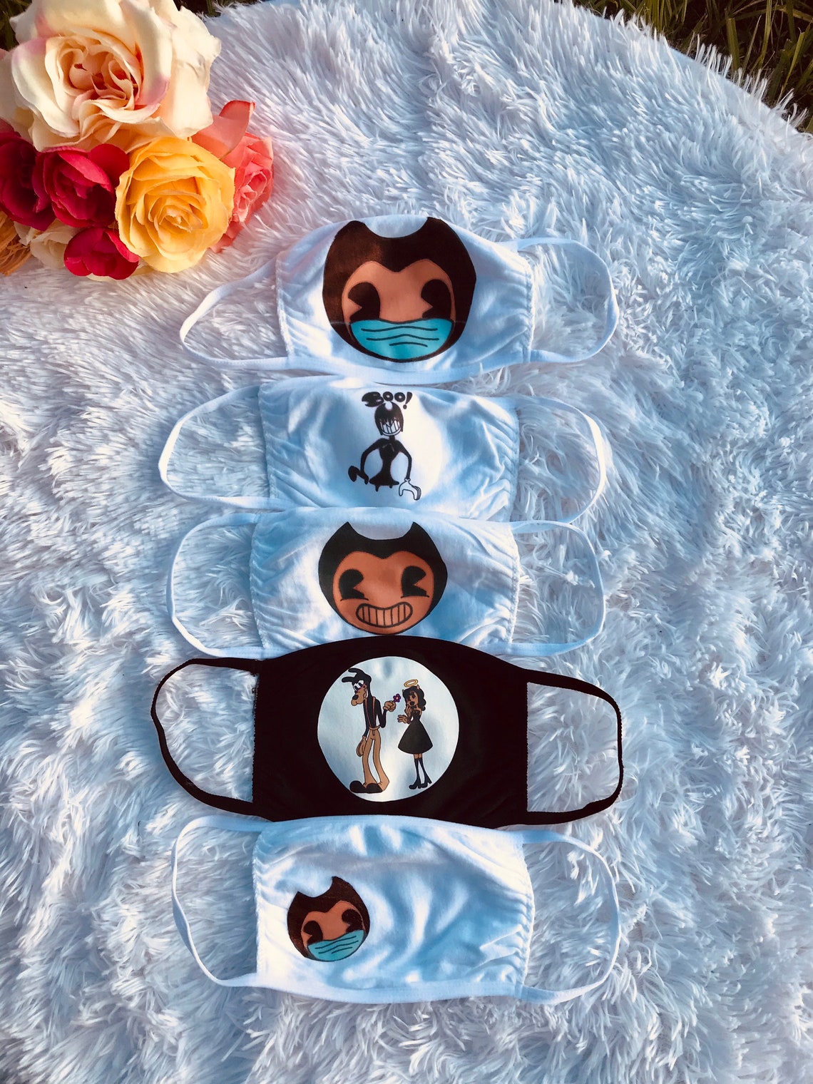 Bendy and the Ink Machine Face Mask Bendy Face Covering | Etsy