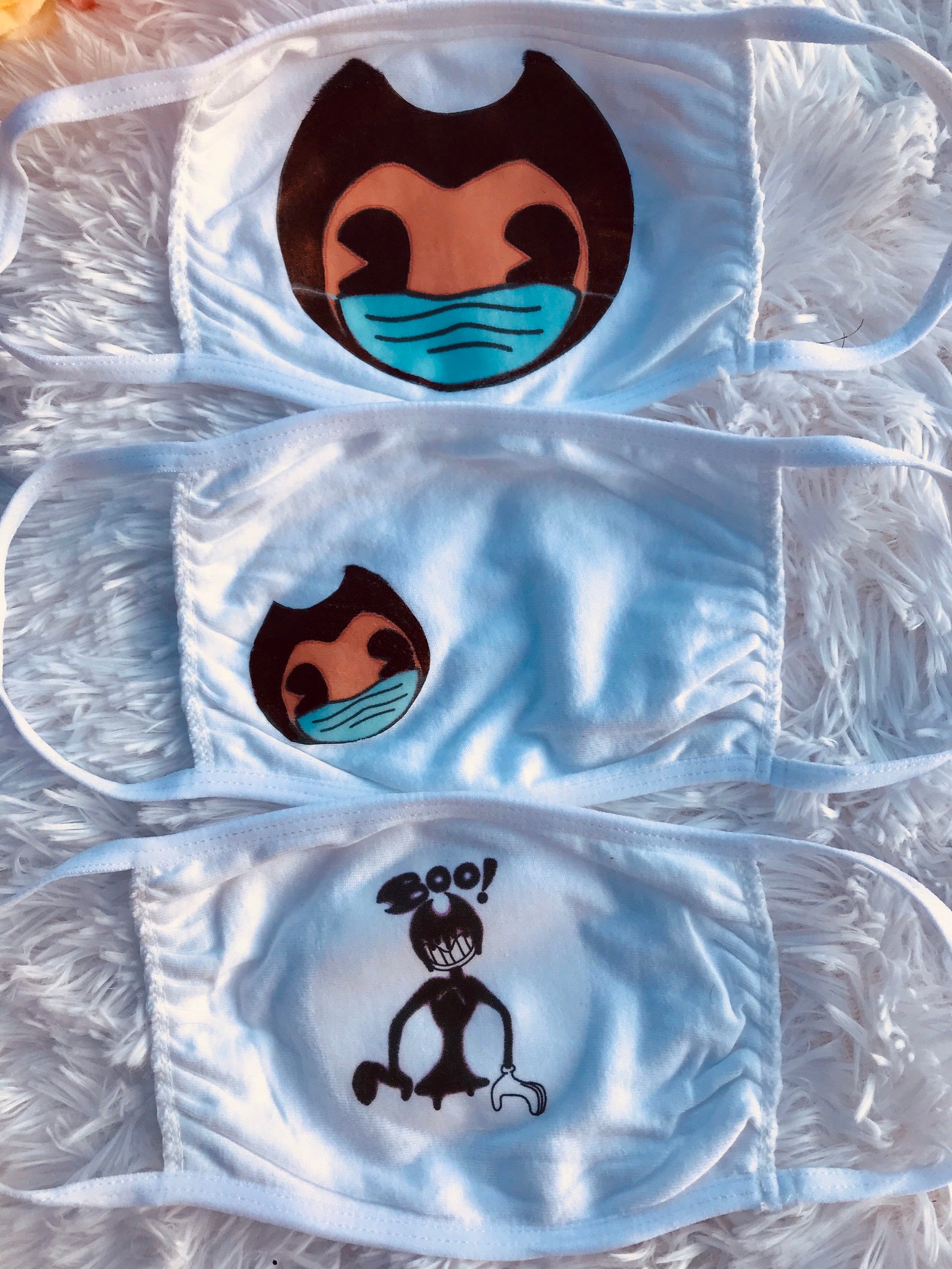 Bendy and the Ink Machine Face Mask Bendy Face Covering | Etsy