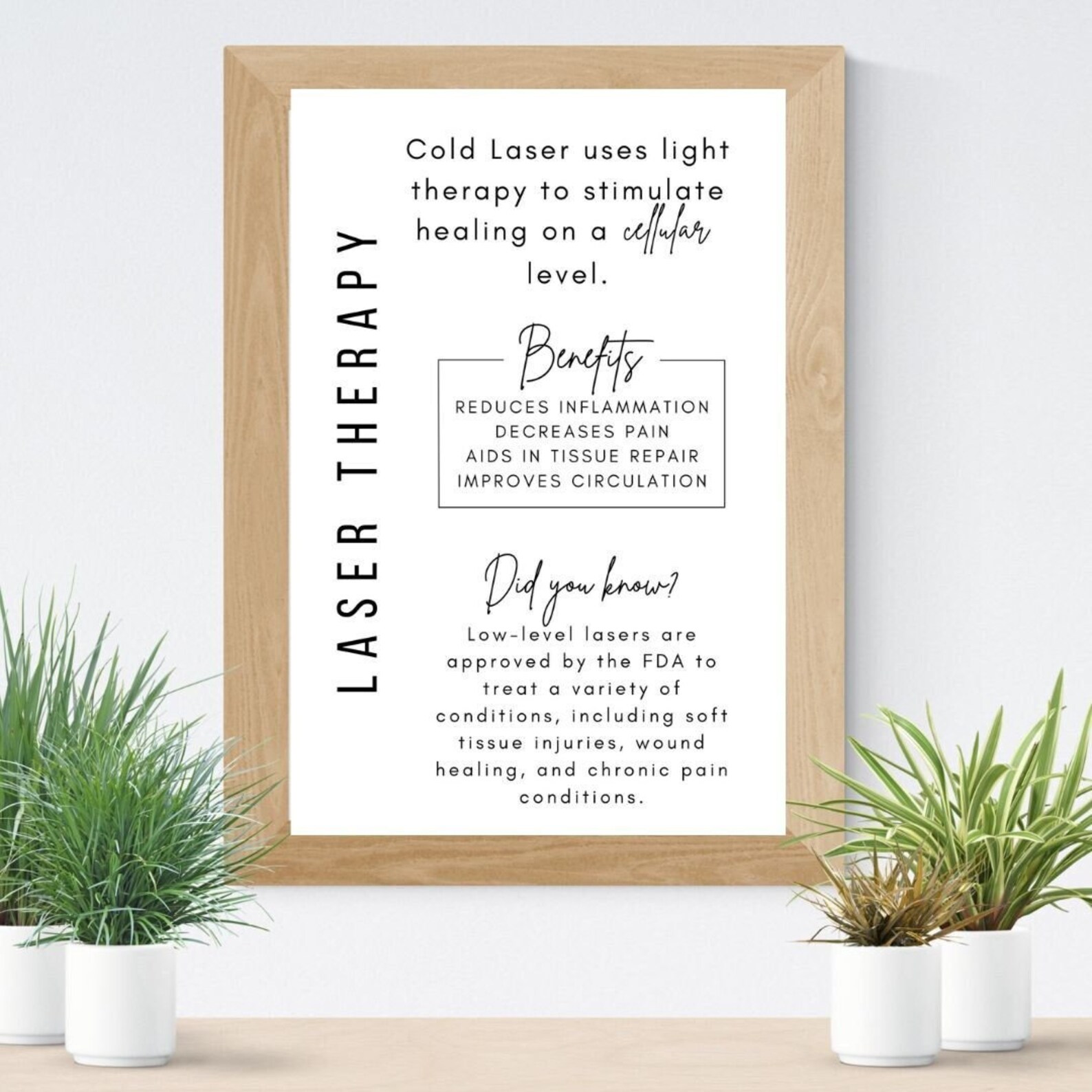 Laser Therapy Poster - Etsy
