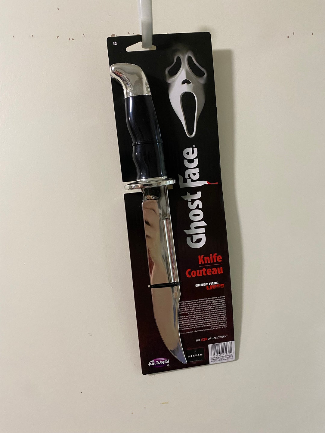 Scream Knife Ghostface Ghost Face E Official Fun World Scream - Etsy