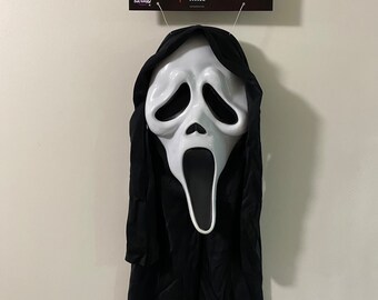 Scream Ghostface Ghost Face L Official Fun World Scream Mask - Etsy