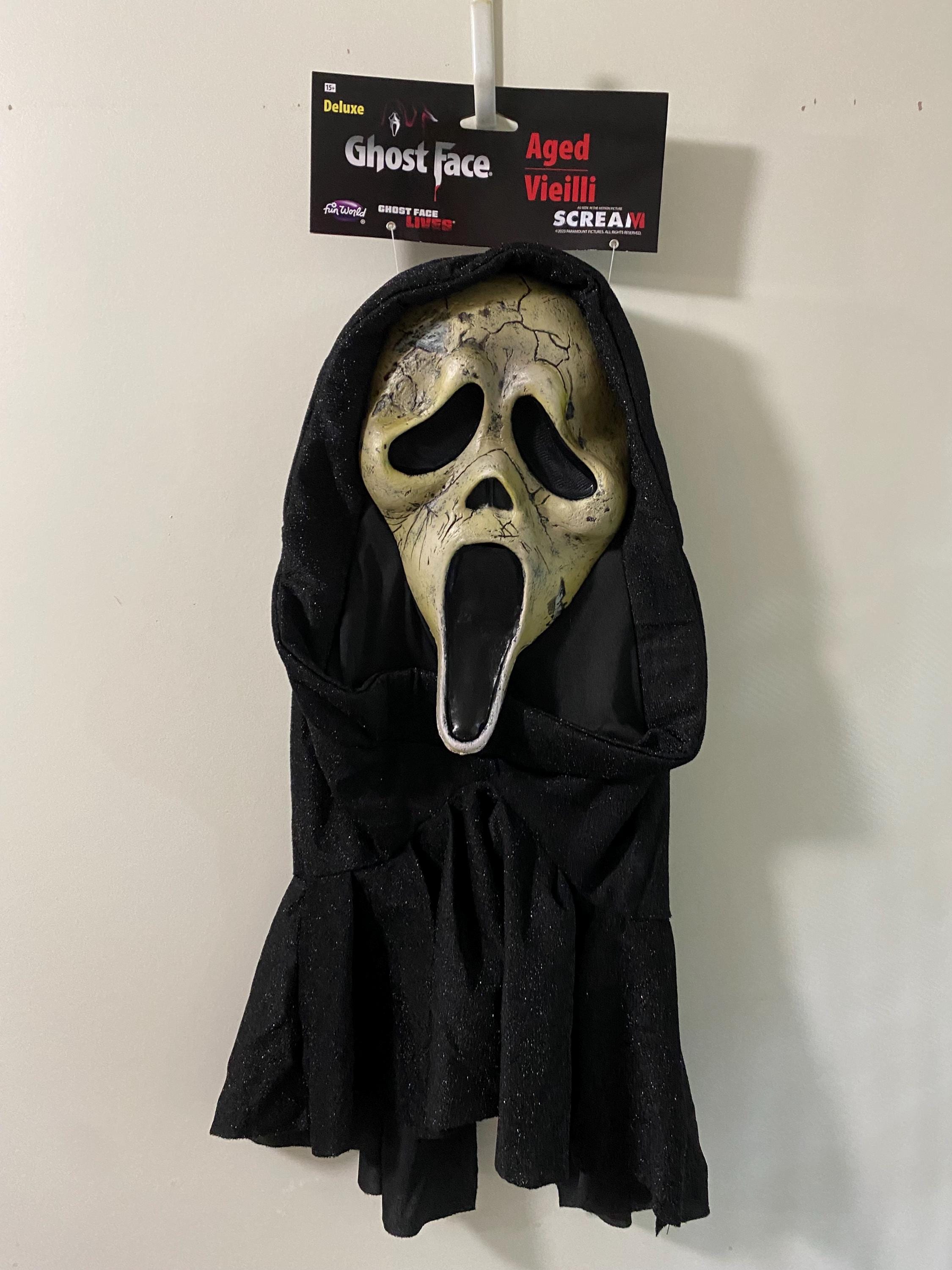 Deluxe Aged Scream 6 Mask O Adult Size Ghostface Killer Scream Mask - Etsy