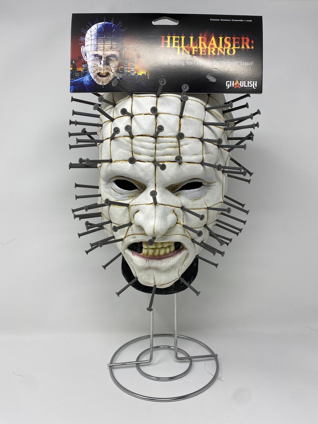 Hellraiser Inferno Pinhead Mask A Ghoulish Productions Mask - Etsy