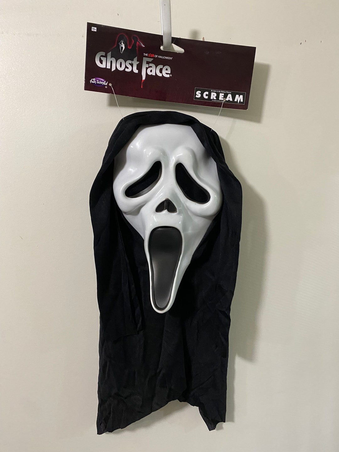 Scream Ghostface Ghost Face R Official Fun World Scream Mask - Etsy