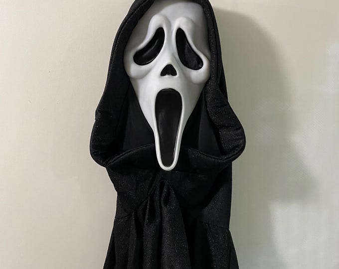 Scream 25th Anniversary Mask 2024 B Adult Size Ghostface Killer Scream ...