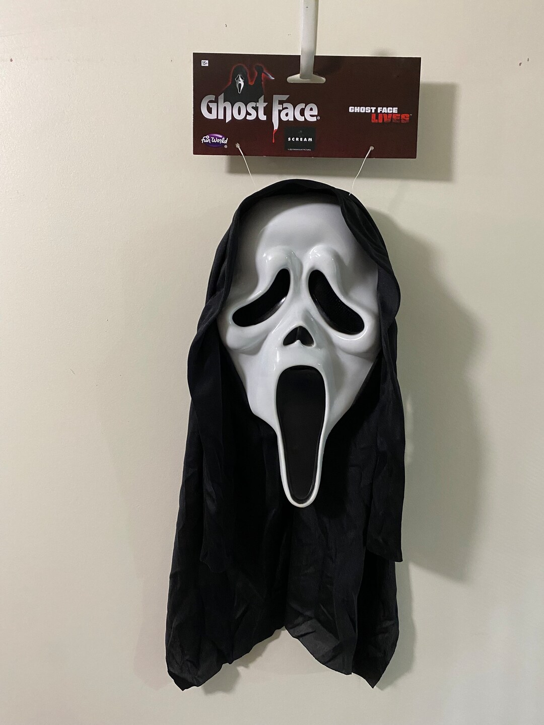 Scream Ghostface Ghost Face Ii Official Fun World Scream Mask - Etsy