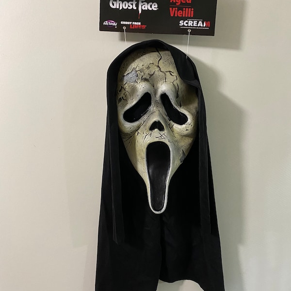 Ghostface Mask Aged - Etsy