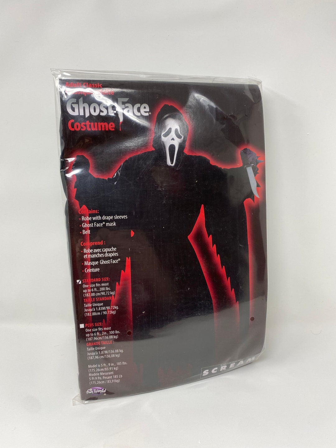Scream Adult Size Ghostface C Killer Costume Scream Mask - Etsy