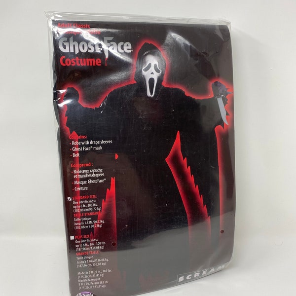 Ghostface Costume - Etsy