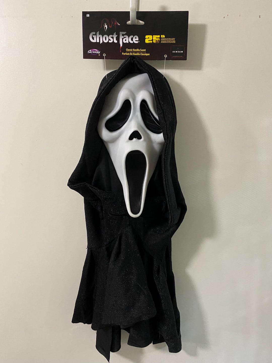 Scream 25th Anniversary Mask 2024 Y Adult Size Ghostface Killer Scream ...