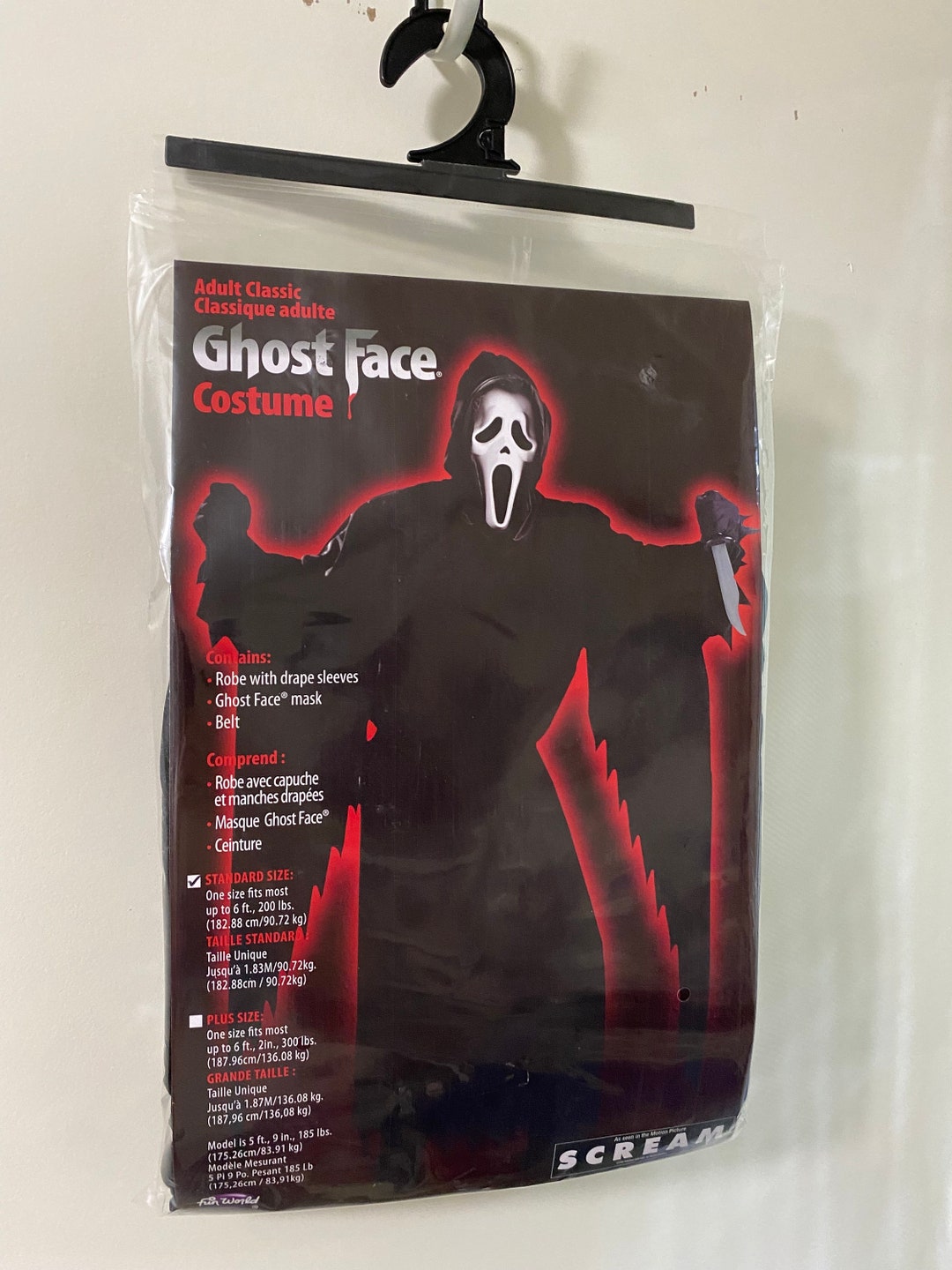 Scream Adult Size Ghostface F Killer Costume Scream Mask - Etsy
