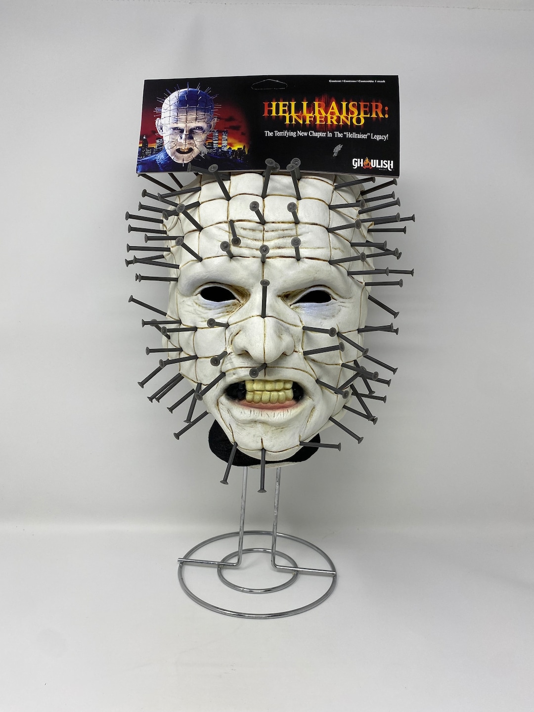 Hellraiser Inferno Pinhead Mask W Ghoulish Productions Mask - Etsy