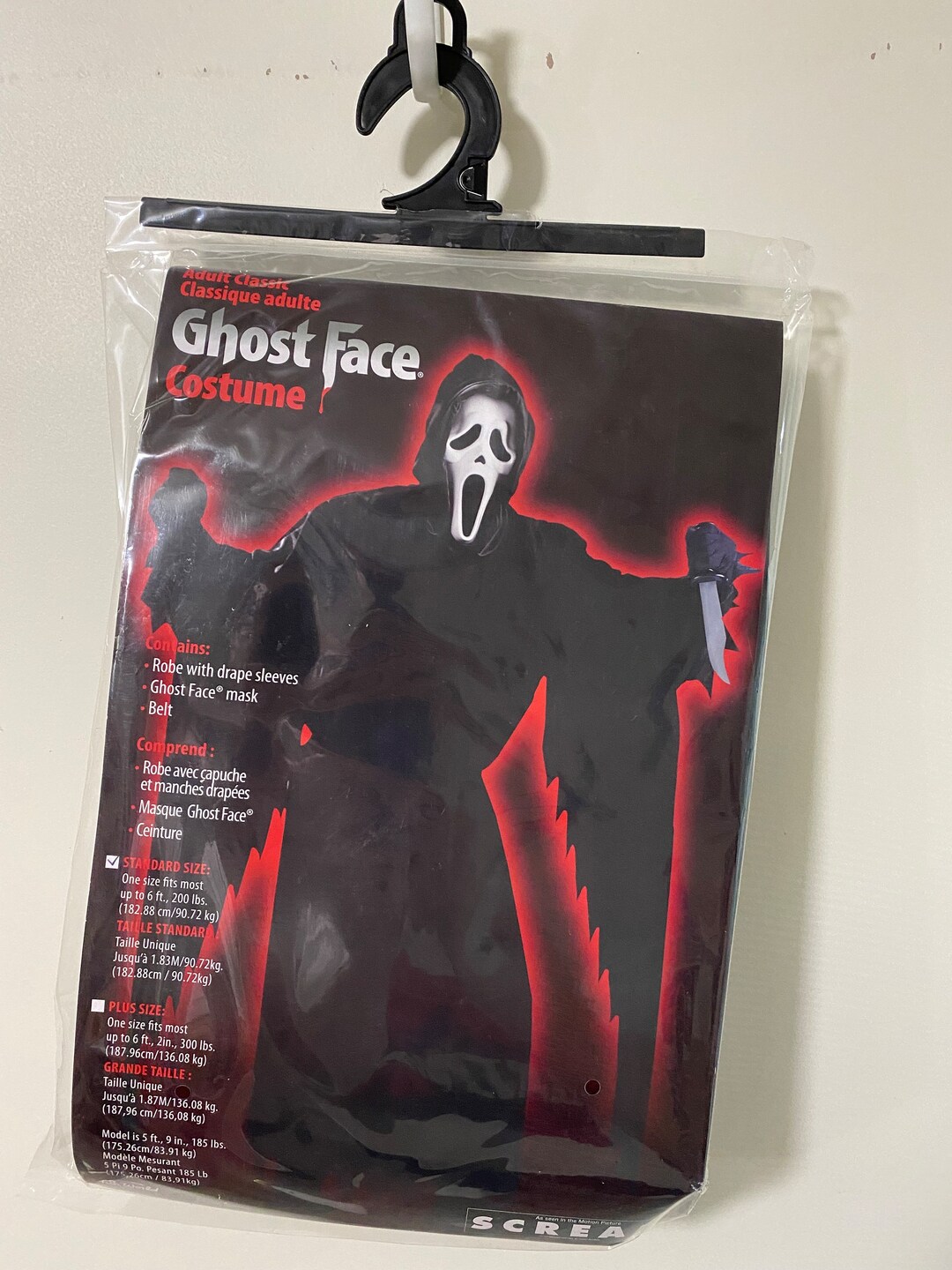 Scream Adult Size Ghostface H Killer Costume Scream Mask - Etsy