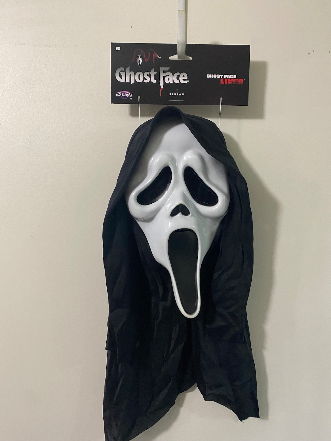 Scream Ghostface Ghost Face JJ Official Fun World Scream Mask - Etsy