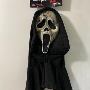 Deluxe Aged Scream 6 Mask Y Adult Size Ghostface Killer Scream Mask - Etsy