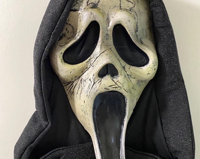Deluxe Aged Scream 6 Mask E Adult Size Ghostface Killer Scream Mask - Etsy