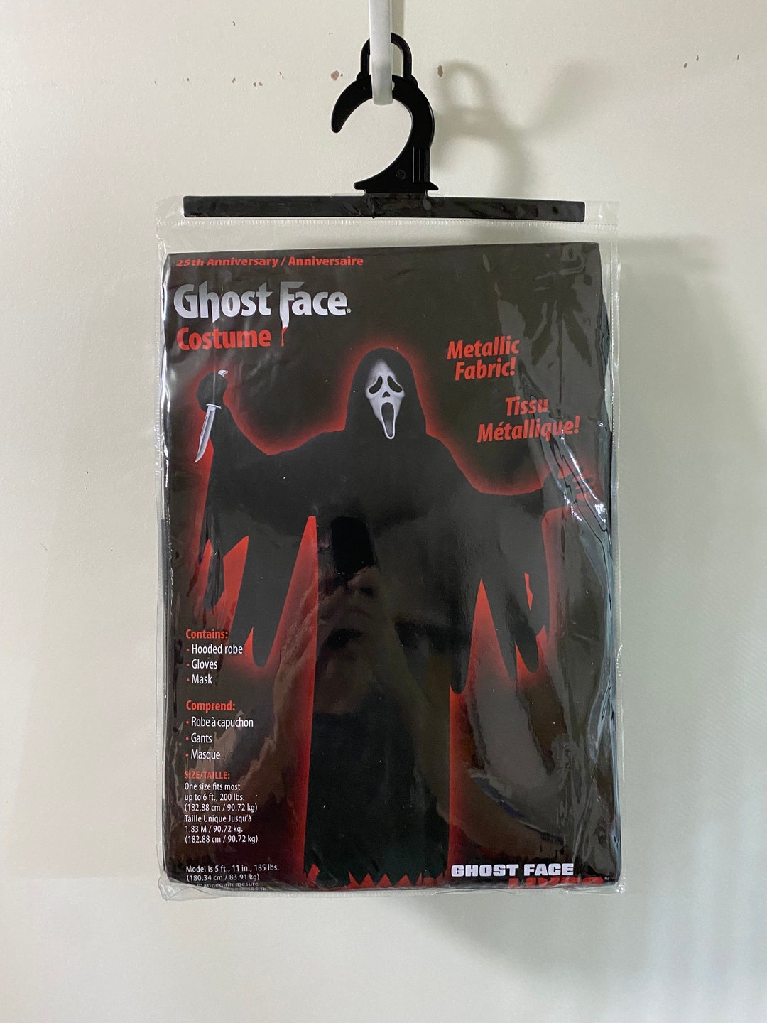 Scream 25th Anniversary Costume A Adult Size Ghostface Killer - Etsy
