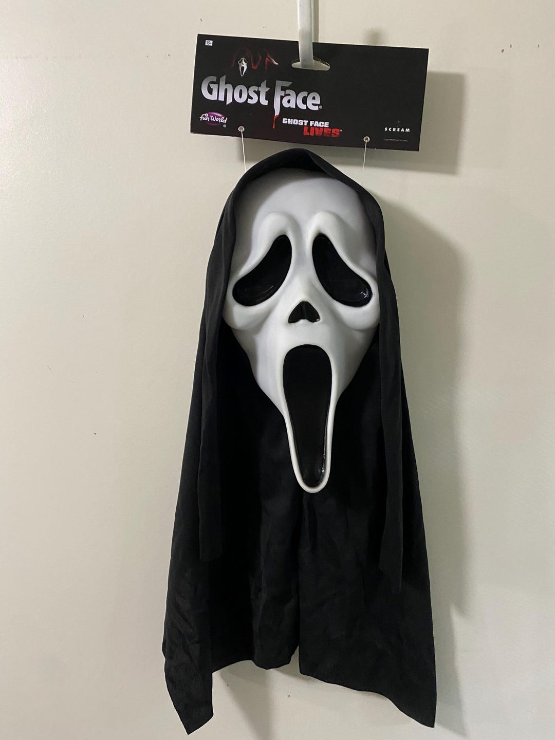 Scream Ghostface Mask 2024 EU UU Ghost Face Vanilla Scent Official Fun ...