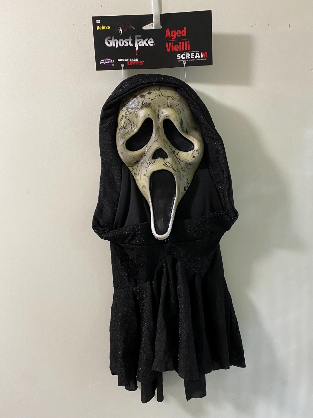 Deluxe Aged Scream 6 Mask F Adult Size Ghostface Killer Scream Mask - Etsy