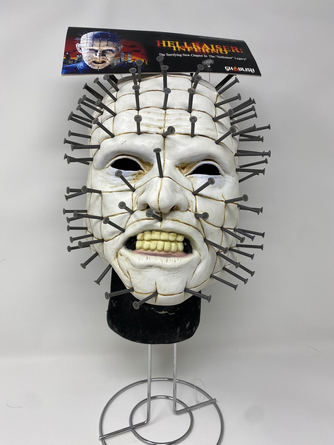 Hellraiser Inferno Pinhead Mask P Ghoulish Productions Mask - Etsy