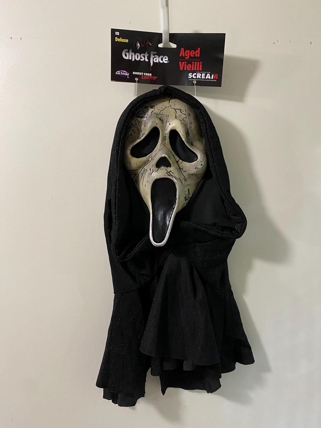 Deluxe Aged Scream 6 Mask Z Adult Size Ghostface Killer Scream Mask - Etsy