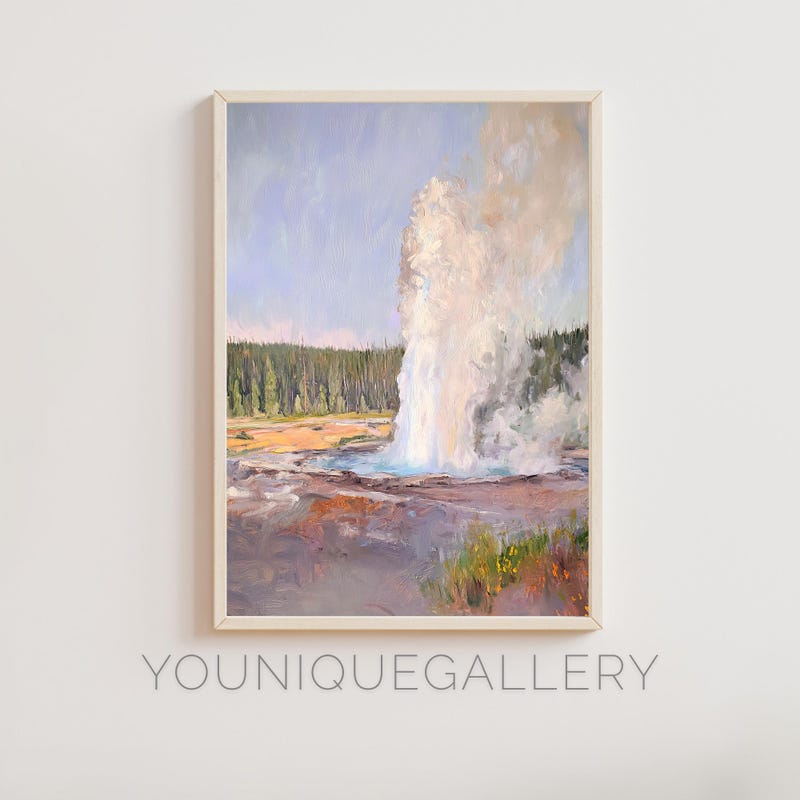 Geyser Wall Art - Etsy