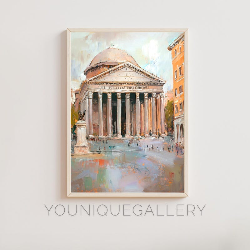 Pantheon Rome Wall Art - Etsy